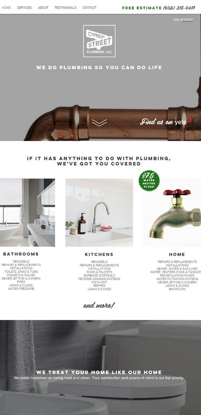 11 Best Plumbing Website Designs for 2025 | Weblium Blog