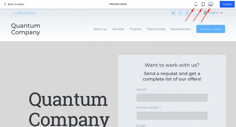 How to Preview a Website Before Publishing - Weblium Blog