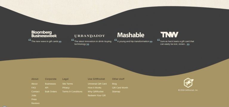 Footer Design: 15+ Examples For Your Inspiration - Weblium Blog