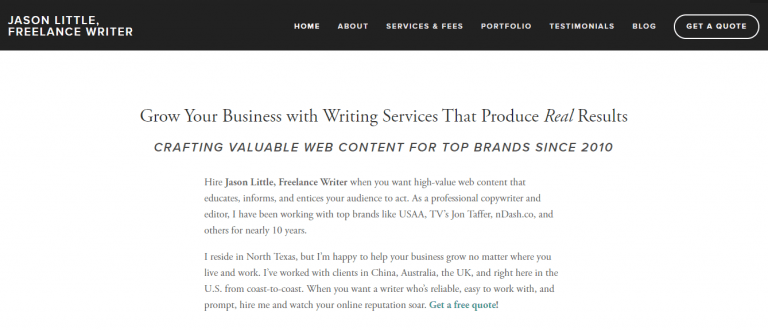 10 Best Writer Website Examples To Inspire You - Weblium Blog