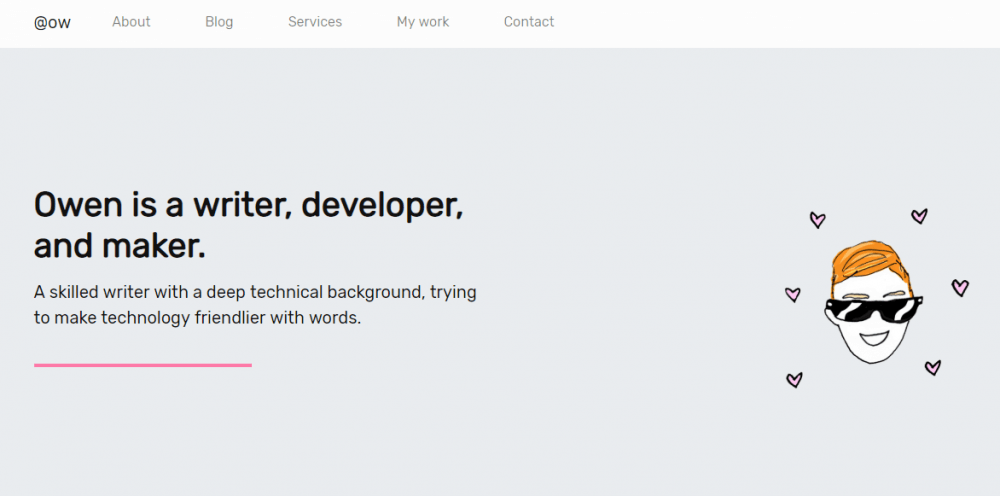 10 Great Writer Website Examples in 2025 - Weblium Blog