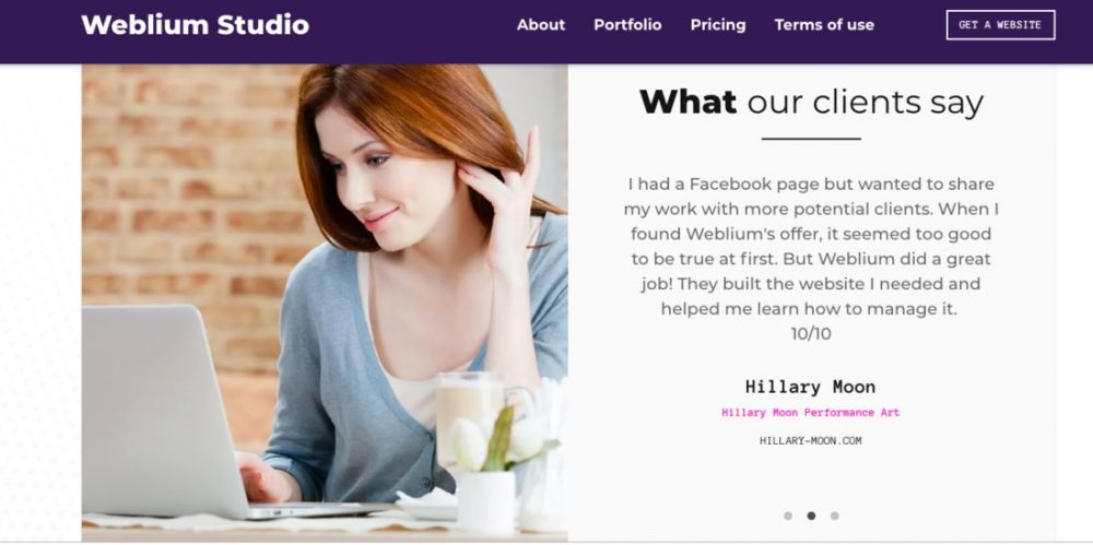 Best Testimonials Page Examples - Weblium Blog Best Testimonials Page Examples - Weblium Blog