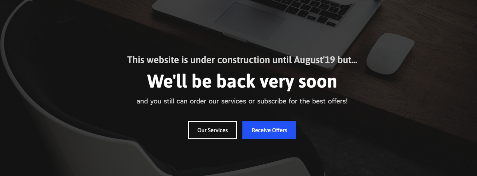 Website Under Construction: Guide with Page Examples | Weblium Blog