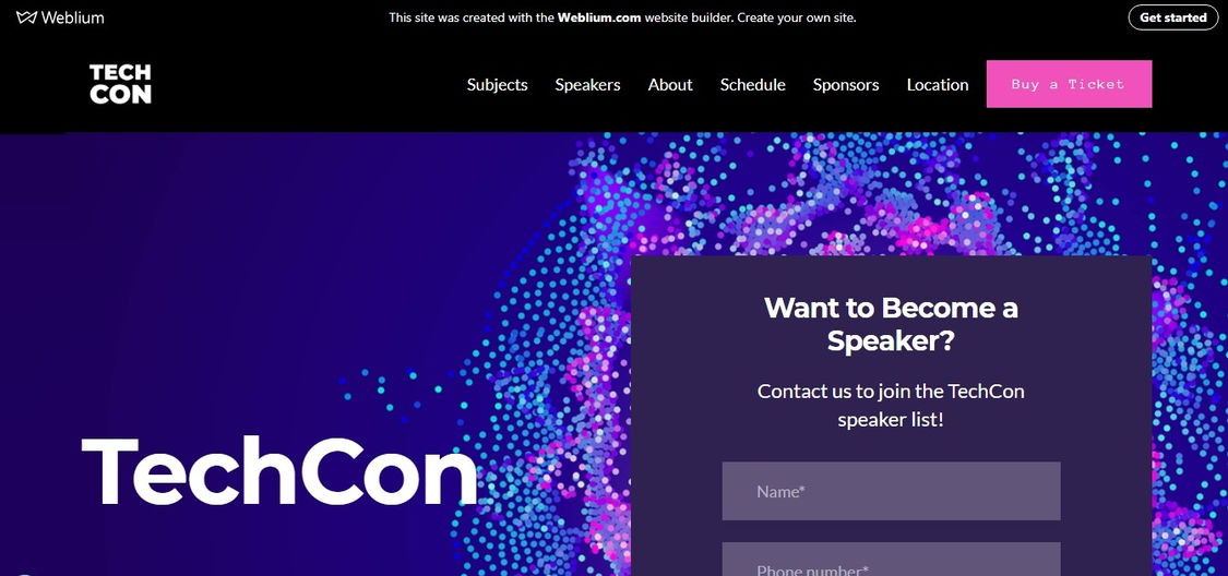 10 Event Landing Page Examples and Tips to Make One 🚀 | Weblium
