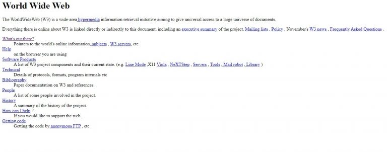What Was the First Website? First Website Ever | Weblium