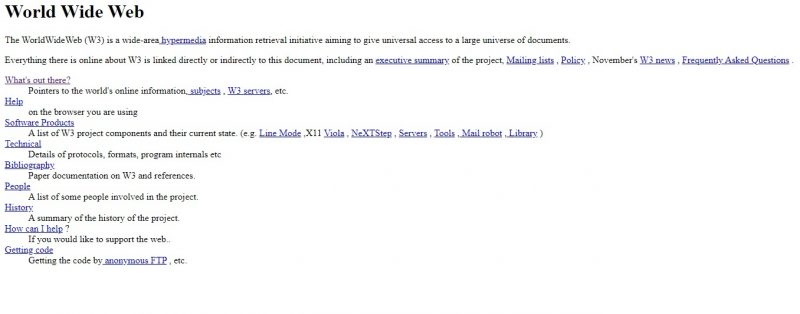 What Was the First Website? First Website Ever | Weblium