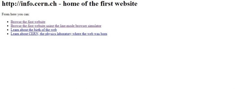 What Was the First Website? First Website Ever | Weblium