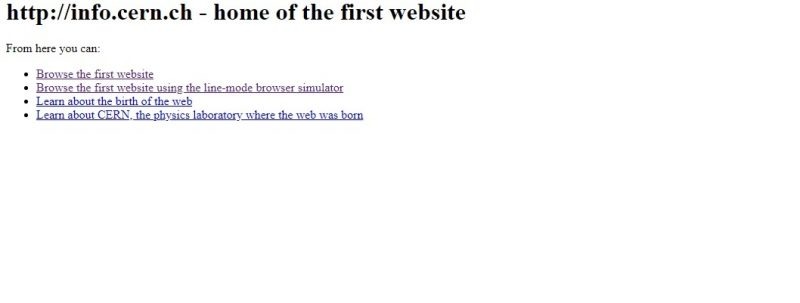 What Was the First Website? First Website Ever | Weblium