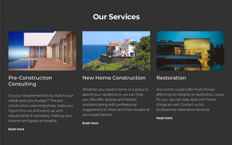 Building Website Template for Free - Weblium