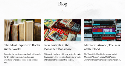 Bookstore Template - Weblium