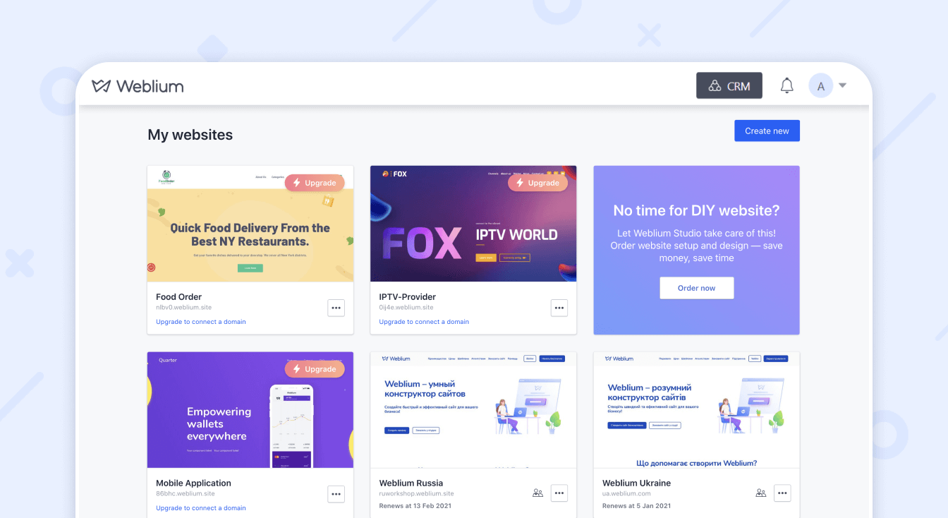 In-Built Free CRM System for Managing Your Deals