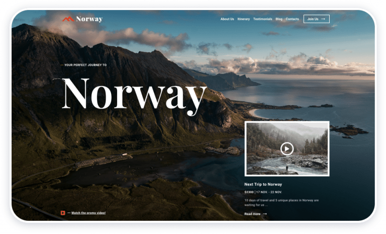 Travel Site Template Reviewed & Best Tourist Website Examples