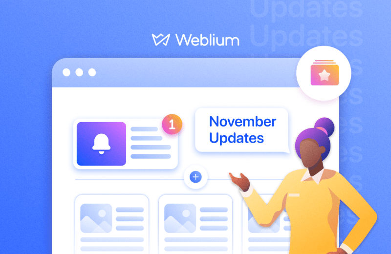 February Product Updates - Weblium Blog