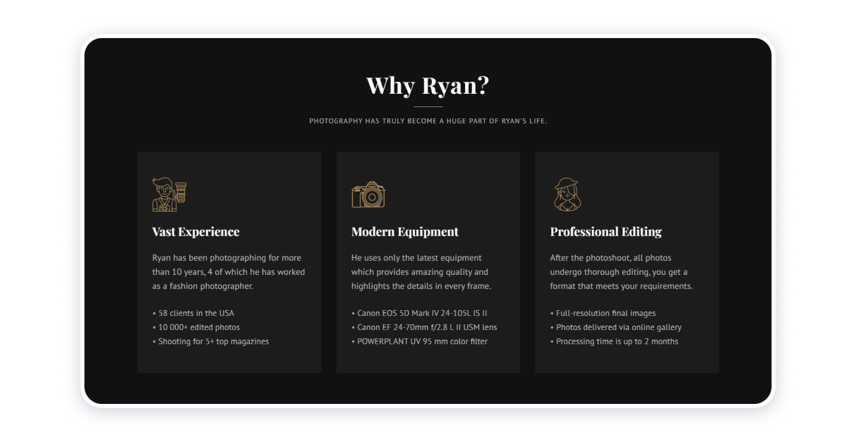 How to Make a Photography Website: 5-Step Guide For Beginners - Weblium ...