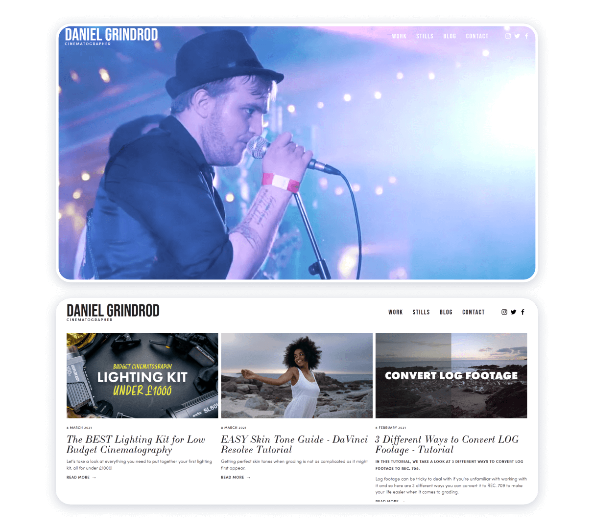 Top 15+ Personal Website Examples for Your Inspiration - Weblium Blog