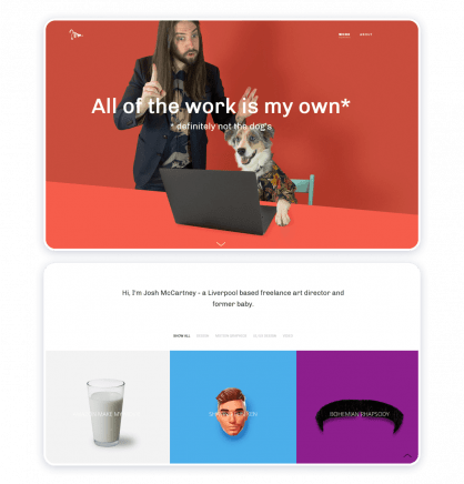 Top 15+ Personal Website Examples for Your Inspiration - Weblium Blog