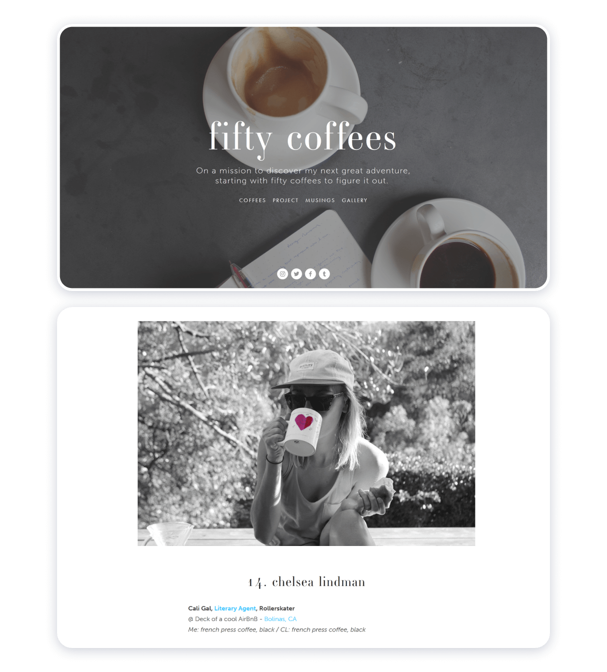 Top 15+ Personal Website Examples for Your Inspiration - Weblium Blog