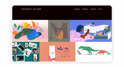 Top 11 Animation Portfolios Examples for Your Inspiration - Weblium Blog