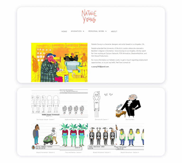 Top 11 Animation Portfolios Examples for Your Inspiration - Weblium Blog