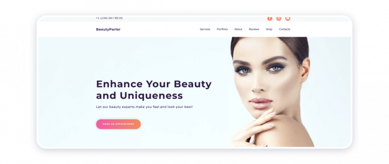 30+ Beauty & Hair Salon Website Examples in 2026 - Weblium
