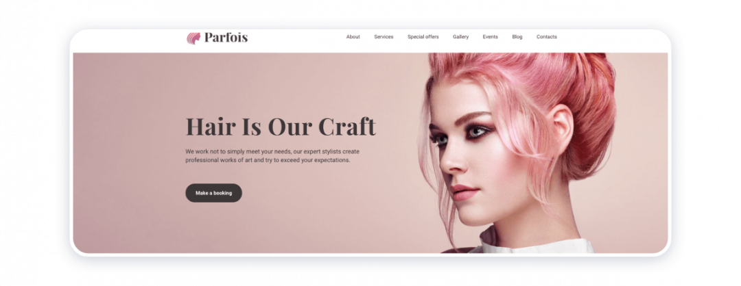30+ Best Beauty & Hair Salon Website Examples in 2024 - Weblium
