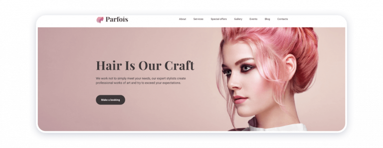 30+ Best Beauty & Hair Salon Website Examples in 2024 - Weblium