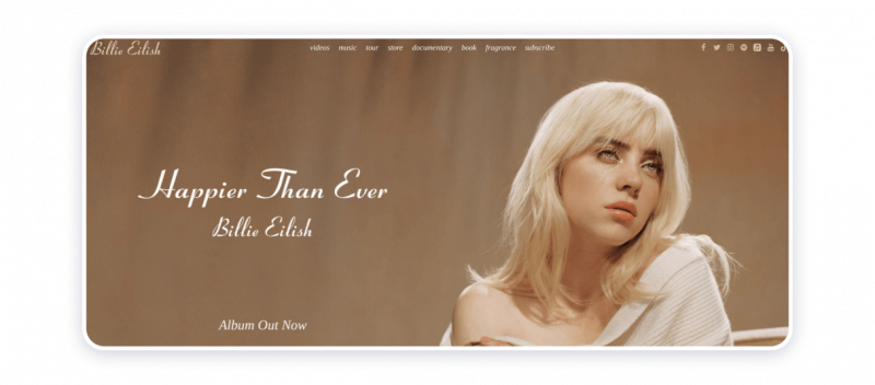 30+ Best Band and Musician Websites: Inspiring Examples - Weblium Blog