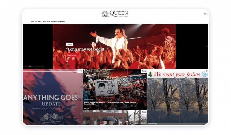 30+ Best Band and Musician Websites: Inspiring Examples - Weblium Blog