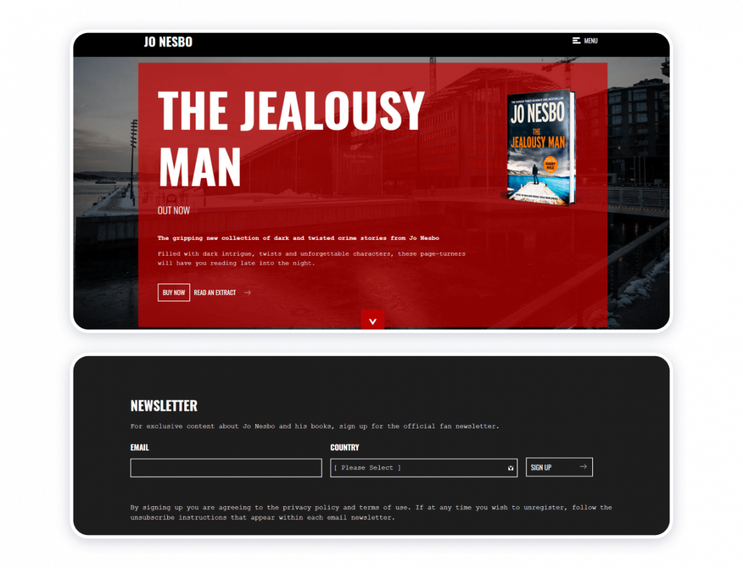 20 Best Author Websites: Inspiring Examples of 2025 - Weblium Blog