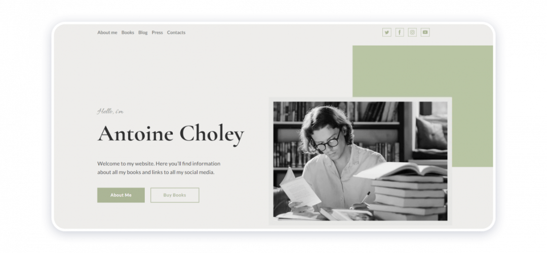 20 Best Author Websites: Inspiring Examples of 2025 - Weblium Blog