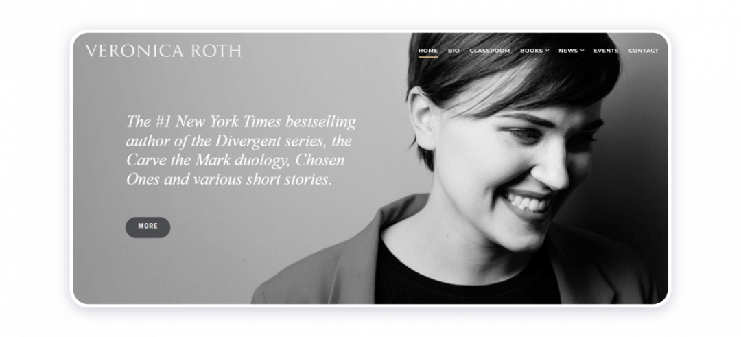 20 Best Author Websites: Inspiring Examples of 2025 - Weblium Blog