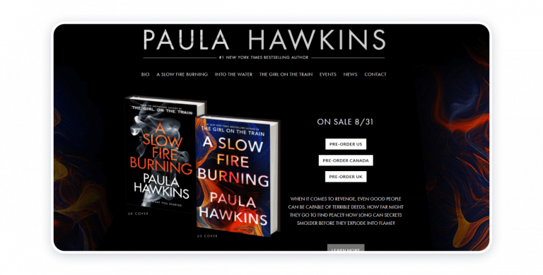 20 Best Author Websites: Inspiring Examples of 2026 - Weblium Blog