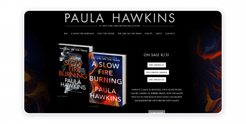 20 Best Author Websites: Inspiring Examples of 2025 - Weblium Blog