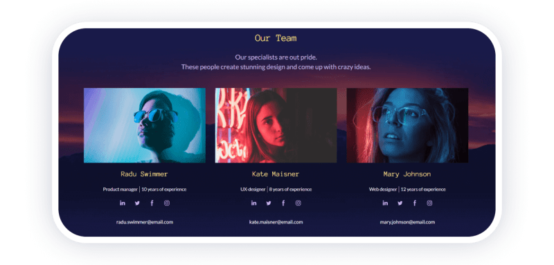 25+ Best Meet the Team Pages for Your Inspiration - Weblium Blog