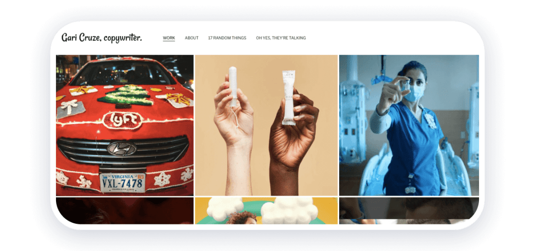 Copywriter Portfolio Examples: 10 Best Examples - Weblium Blog