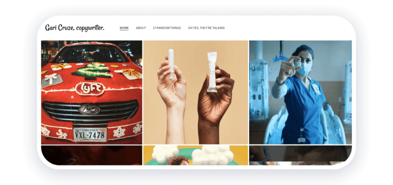 Copywriter Portfolio Examples: 10 Best Examples - Weblium Blog