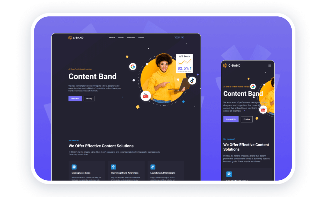 Copywriter Portfolio Examples: 10 Best Examples - Weblium Blog