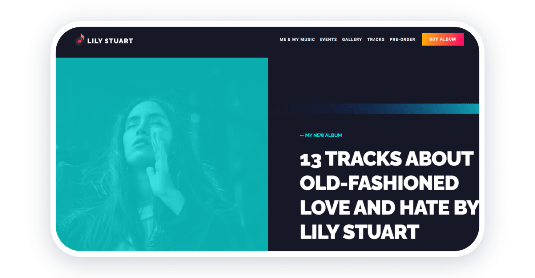 30+ Best Band and Musician Websites: Inspiring Examples - Weblium Blog