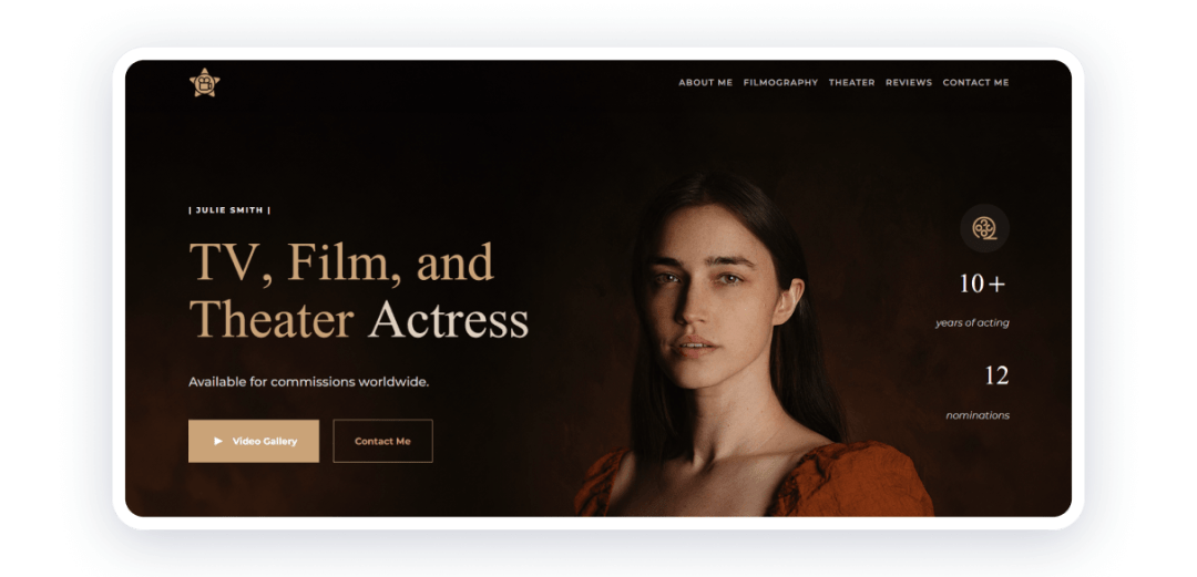 10+ Best Actor Websites of 2024: Inspiring Examples - Weblium Blog
