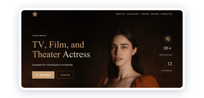 10+ Best Actor Websites of 2024: Inspiring Examples - Weblium Blog