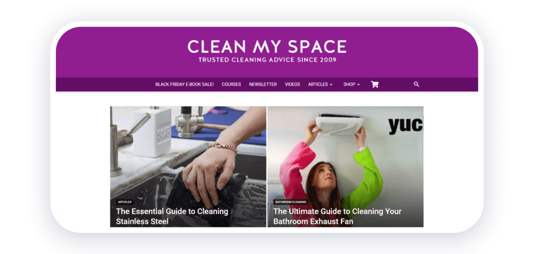 The Best Cleaning Websites to Find Inspiration - Weblium Blog