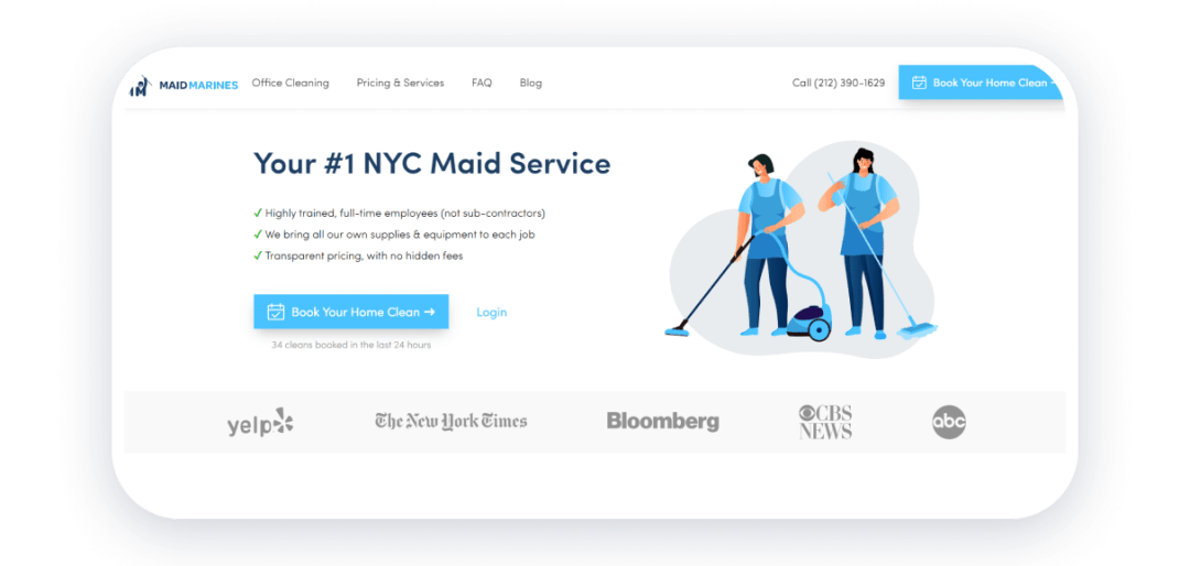 The Best Cleaning Websites to Find Inspiration - Weblium Blog