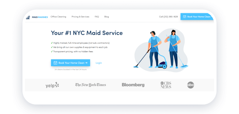 The Best Cleaning Websites to Find Inspiration - Weblium Blog