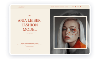 Best Model Portfolio Examples in 2025 | Weblium