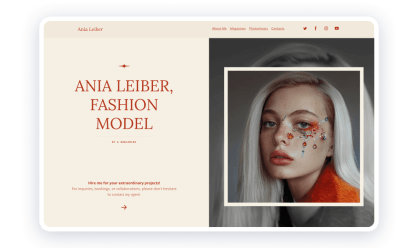 Best Model Portfolio Examples in 2025 | Weblium