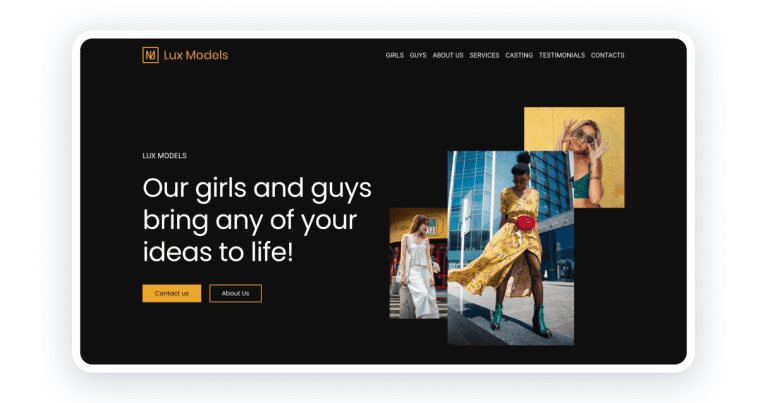 Best Model Portfolio Examples in 2025 | Weblium
