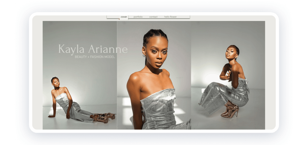 Best Model Portfolio Examples in 2025 | Weblium