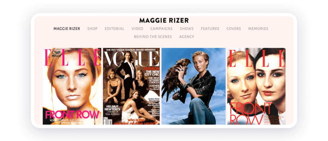 Best Model Portfolio Examples in 2025 | Weblium