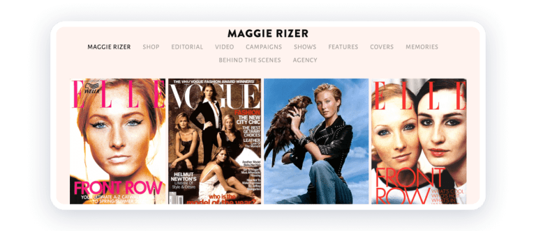 Best Model Portfolio Examples in 2025 | Weblium