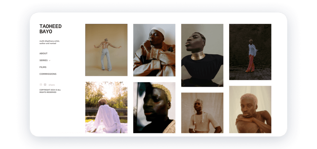 Best Model Portfolio Examples in 2025 | Weblium